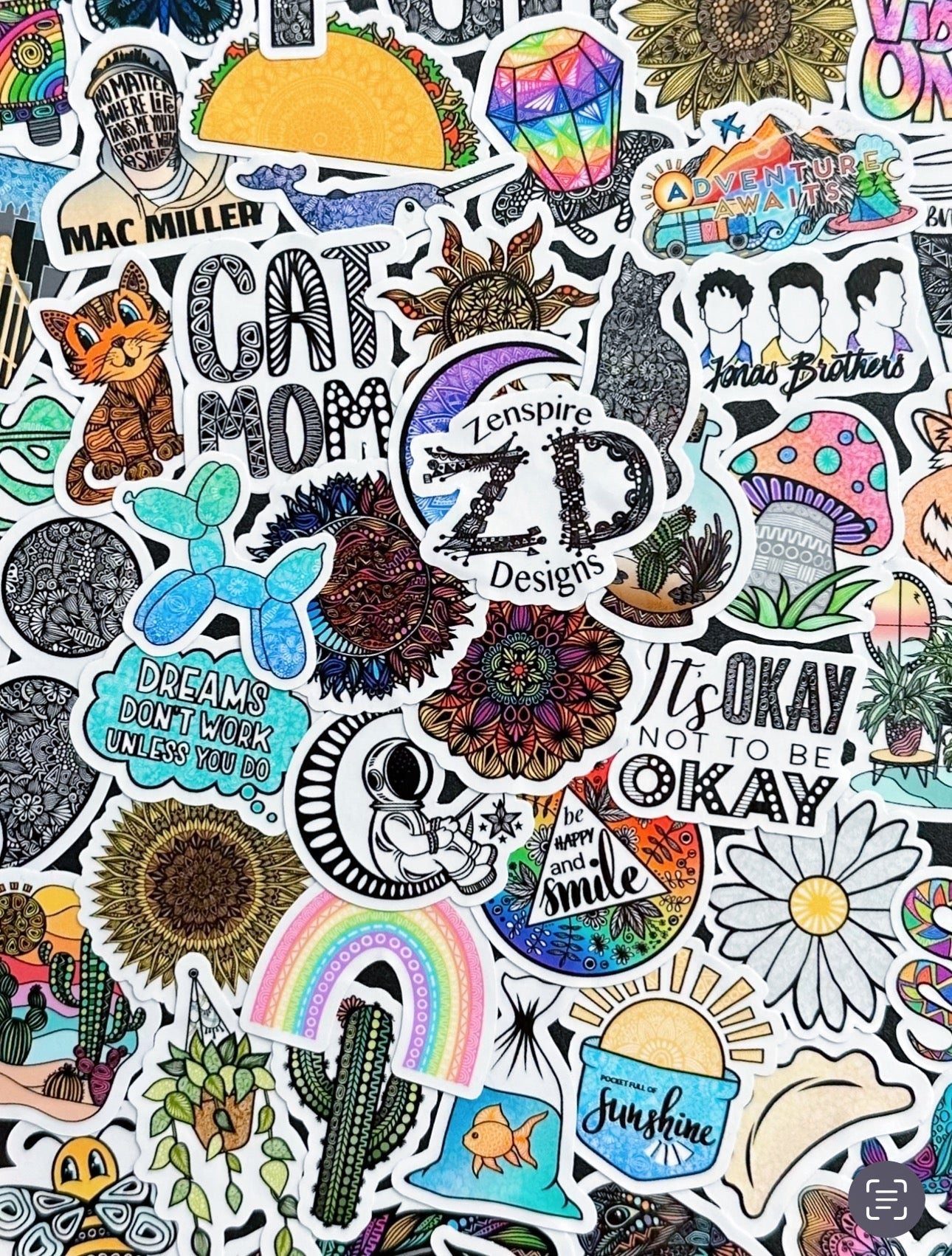 Mini Stickers – Zenspire Designs