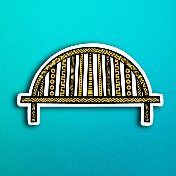 Pittsburgh Bridge Waterproof Sticker – Zenspire Designs