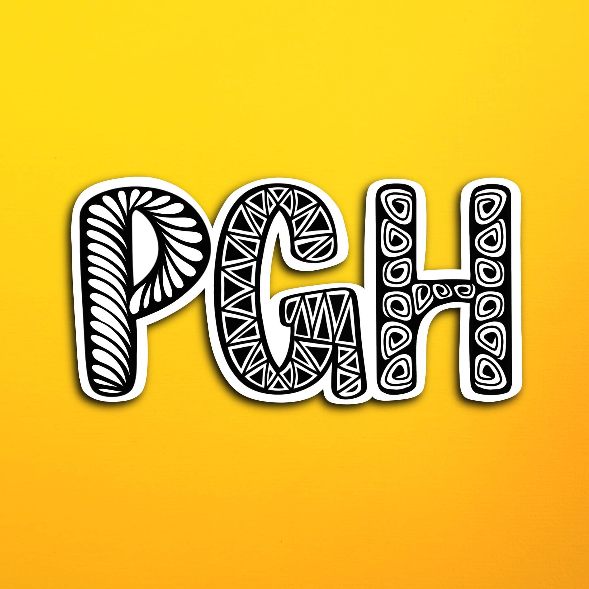 Pittsburgh PGH Waterproof Sticker – Zenspire Designs