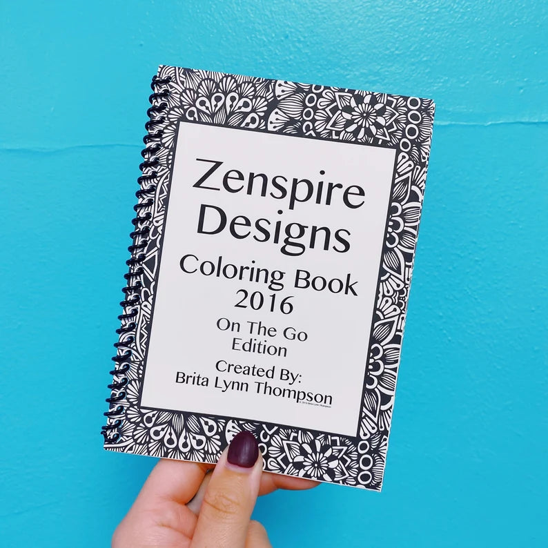 On The Go Coloring Book – Zenspire Designs