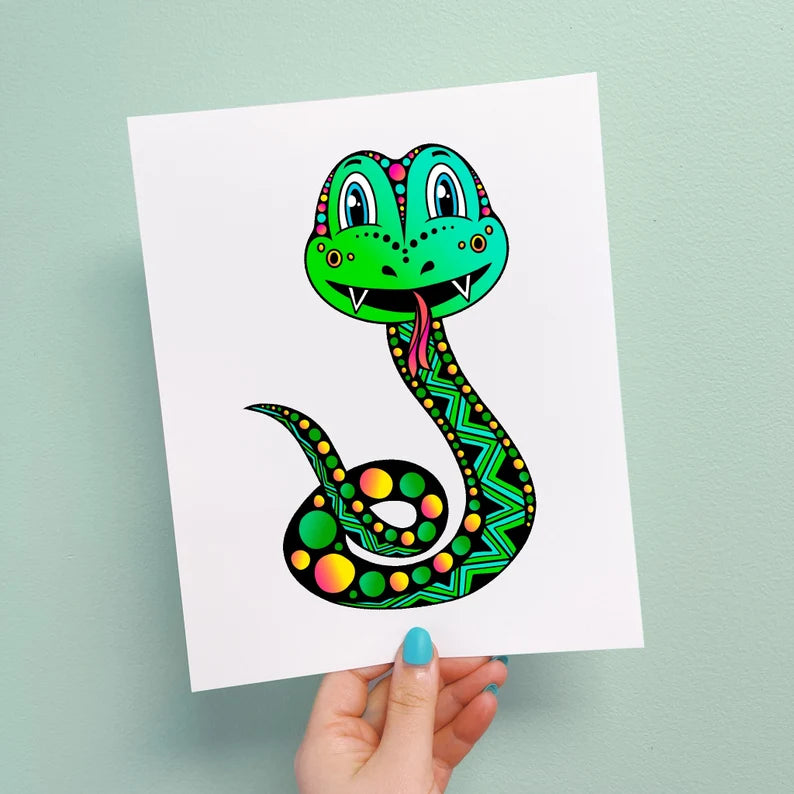 Skyla the Snake Print – Zenspire Designs